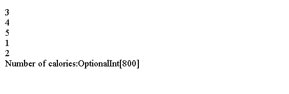 Java Stream - 如何使用mapToInt映射到OptionalInt_W3Cschool代码实例